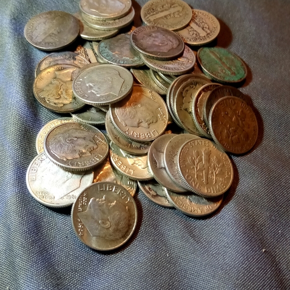 Accessories | Vintage Coin Collection Silver Dimes | Poshmark